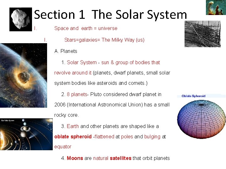 2 1 The Solar System Big Idea The