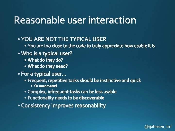 Reasonable Software ijohnsontnf About me Pronouns HeHimHis Software