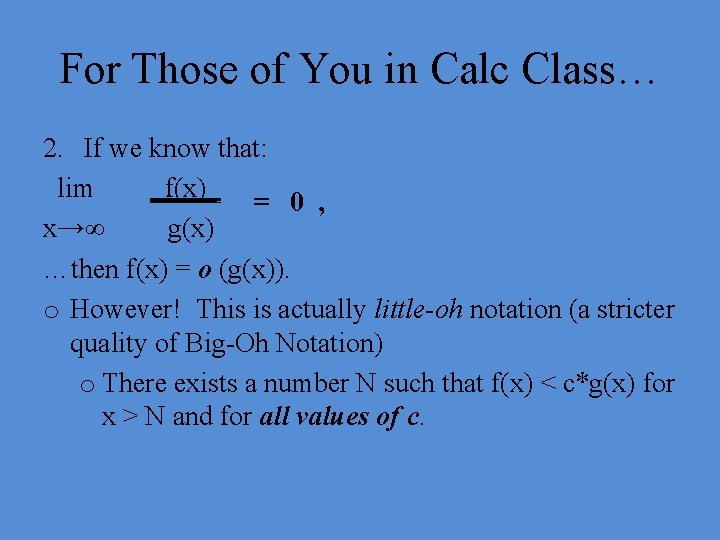 Algorithm Complexity Bigo Notation From The Basics O