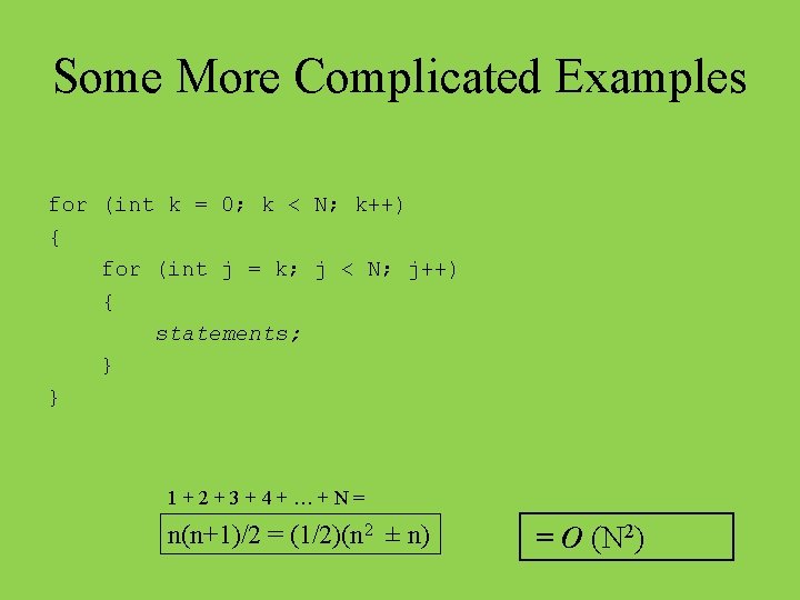 Algorithm Complexity Bigo Notation From The Basics O