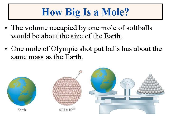 The Mole Concept Avogadros Number Avogadros Number symbol