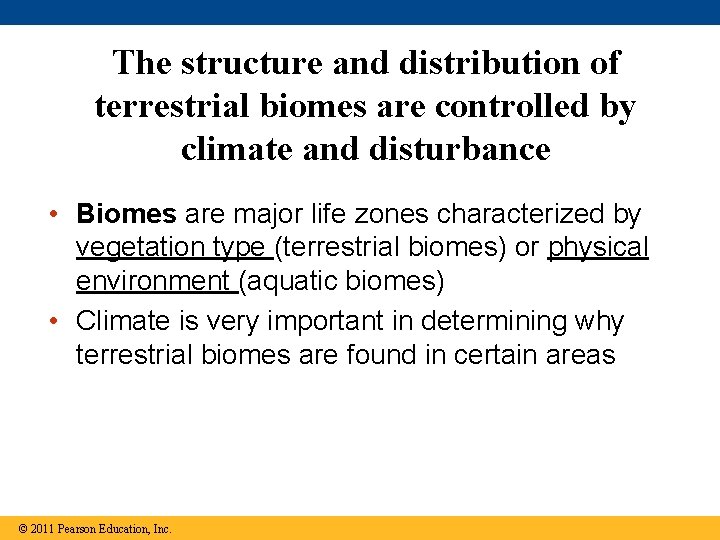An Introduction to Ecology and the Biosphere Overview