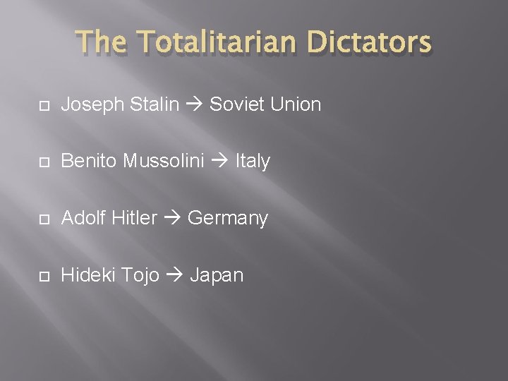 WORLD WAR II Problems after WWI Economic Issues