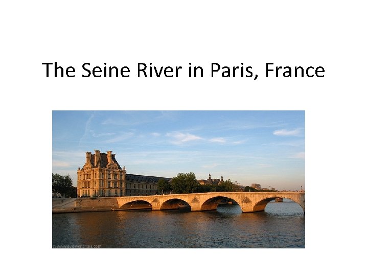Europe Test Review Powerpoint Major Bodies of Water