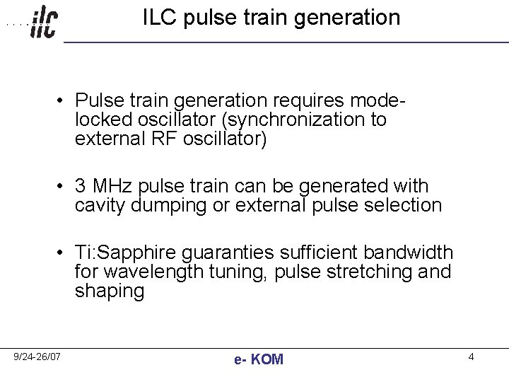 Polarized e source Drive Laser system A Brachmann