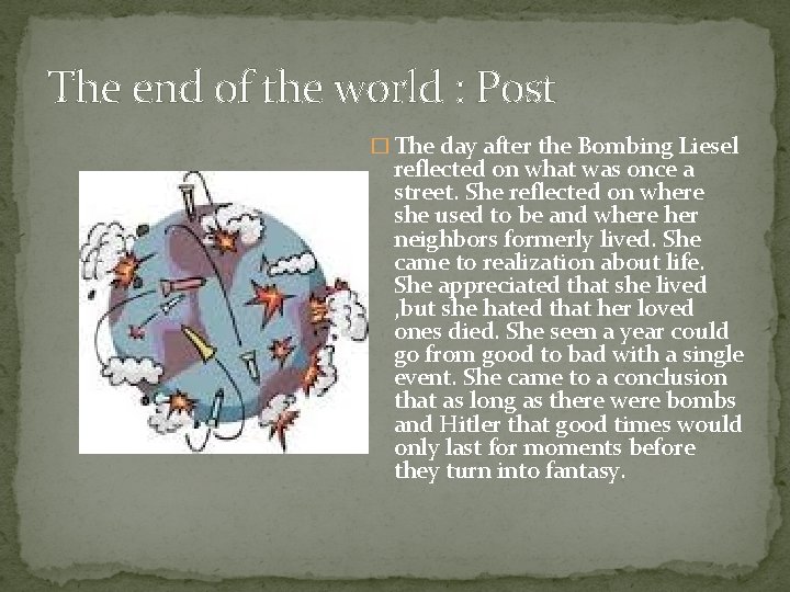 The Book Thief Sequel Jamari Robinson College English