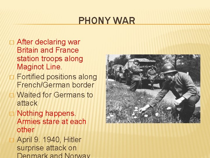 KEY QUESTIONS What was the blitzkrieg lesson was