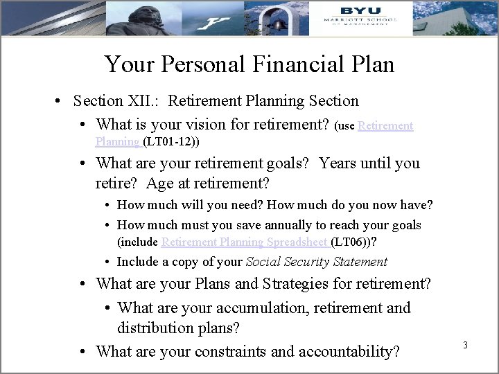 Personal Finance Another Perspective Retirement Planning 1 Basics