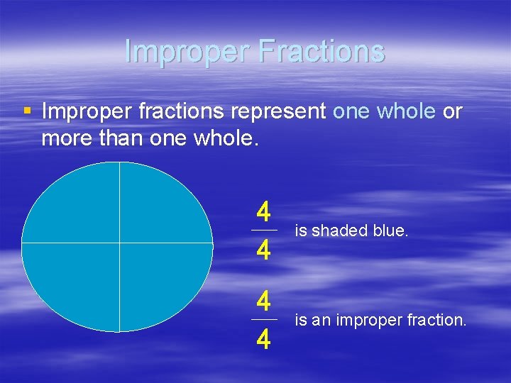 Fractions Basics By Howard Rones Numerator and Denominator