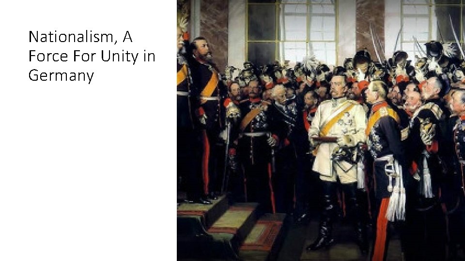 German Unification Nationalism Nationalism Is the belief that