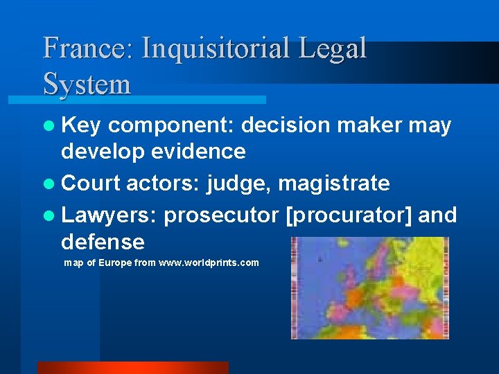 Problems of the Criminal Judiciary Comparative Law Courts