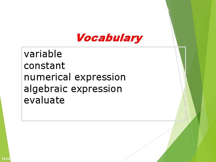 Variables and Expressions Warm Up Add or subtract