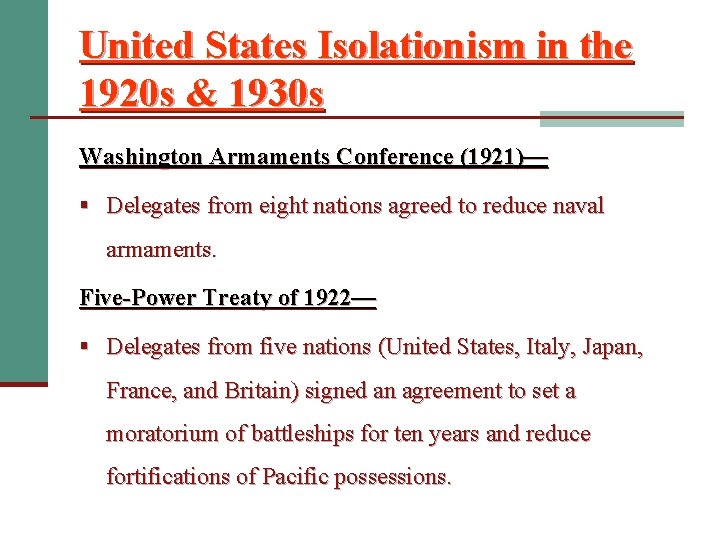 Unit 7 B World War II Chapter 29