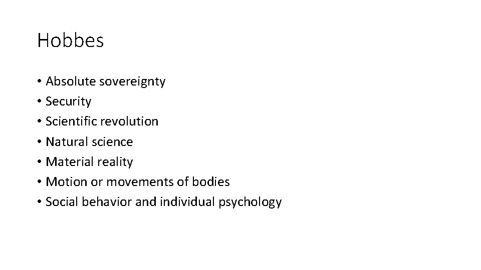 Political Obligation Hobbes Locke Rousseau Hobbes Absolute sovereignty