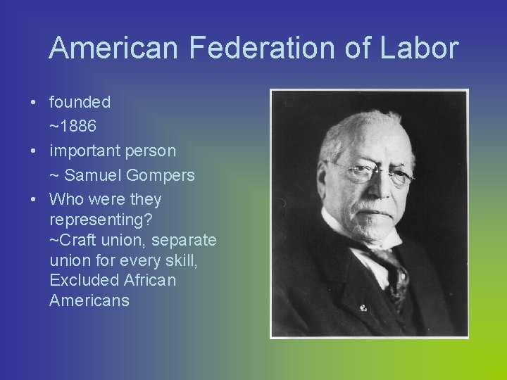 The Rise of Labor Unions Employers Power vs