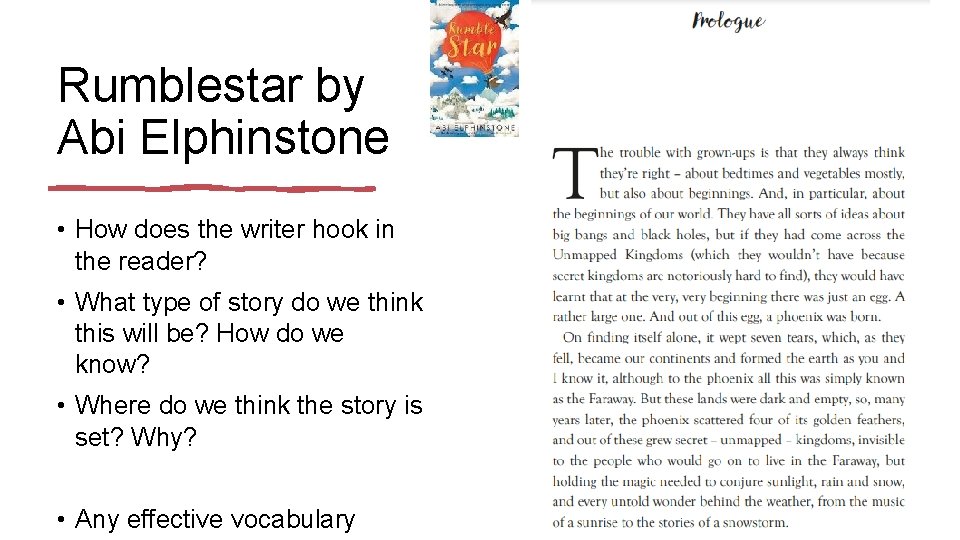 World Book Day Great openers Why is the