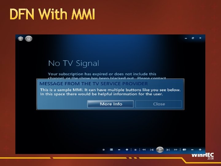 Protected Broadcast Driver Architecture PBDA in Windows 7
