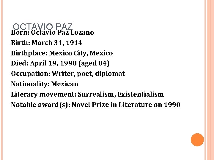 MEXICAN MASKS BY OCTAVIO PAZ A report by
