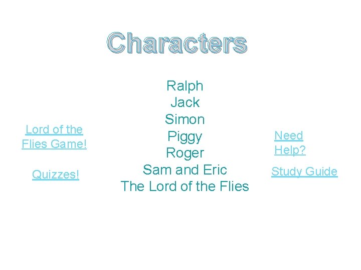 Lord of the Flies English Grade 10 February