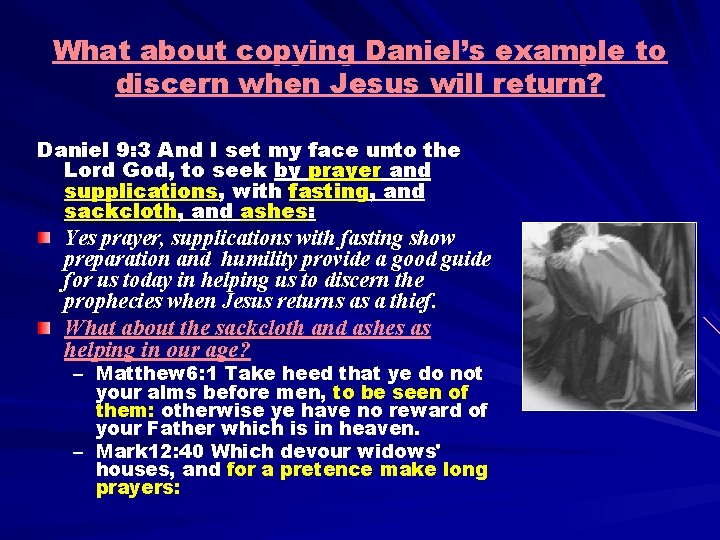 Daniel chapter 9 focus back on Israel When