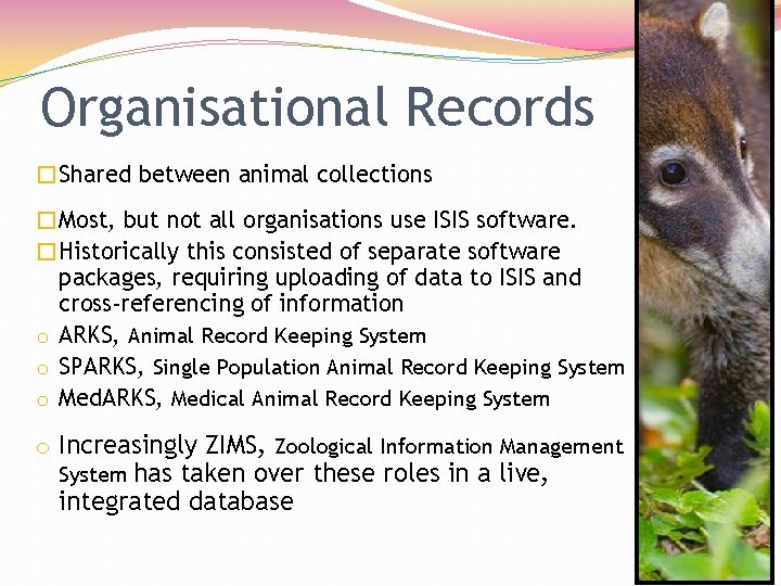 Captive Breeding and Record Keeping Principles of Record