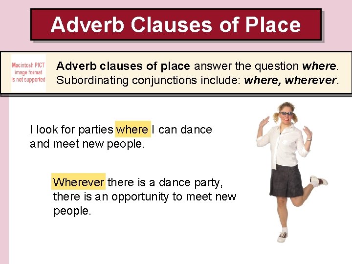 7 Adverb Clauses Dance Lessons Focus on Grammar
