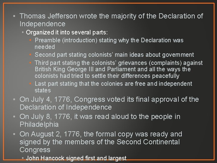 American Revolution The Revolutionary War Important Vocabulary Allegiance