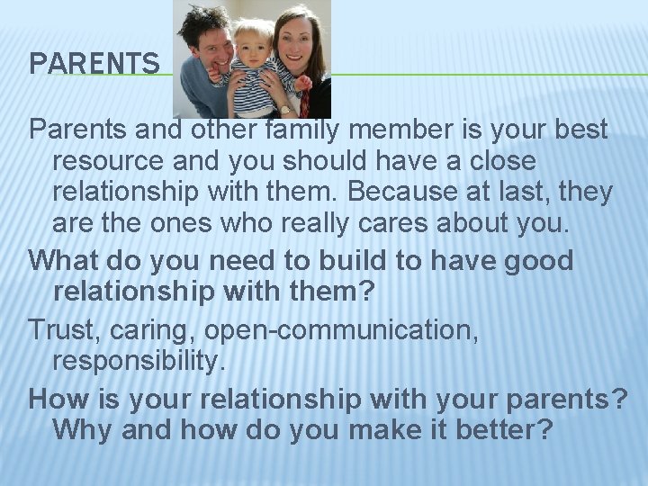How to deal with Puberty STRATEGIES FOR ADOLESCENCE