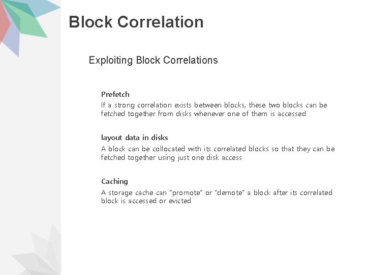 OSLab Mining Block Correlations to Improve Storage Performance