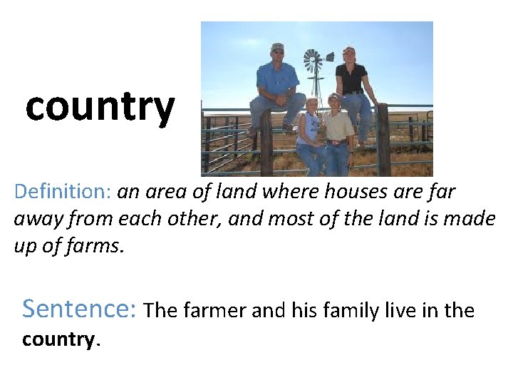 Vocabulary for Colonial towns and Townspeople Domain 10