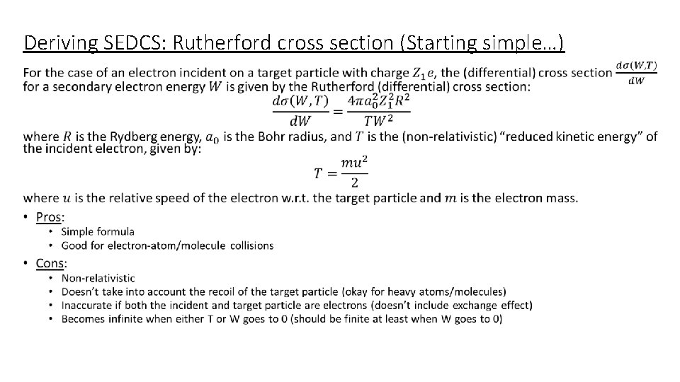 BinaryEncounterDipole BED Model and the Secondary Electron Differential