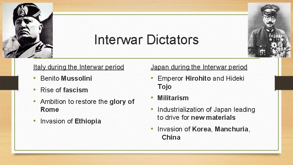 SOL Review Era of Global Wars 10 questions