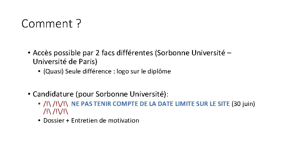 Master Microbiologie fondamentale Institut Pasteur Sorbonne Universit Universit