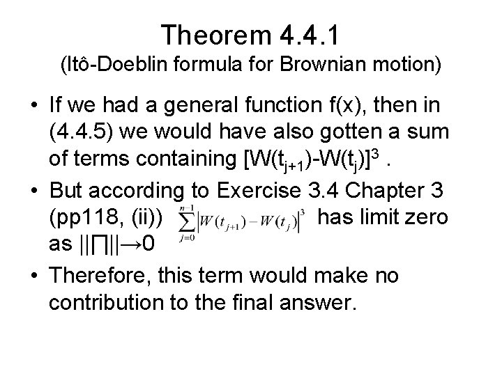 4 4 ItDoeblin Formula 4 4 1 Formula