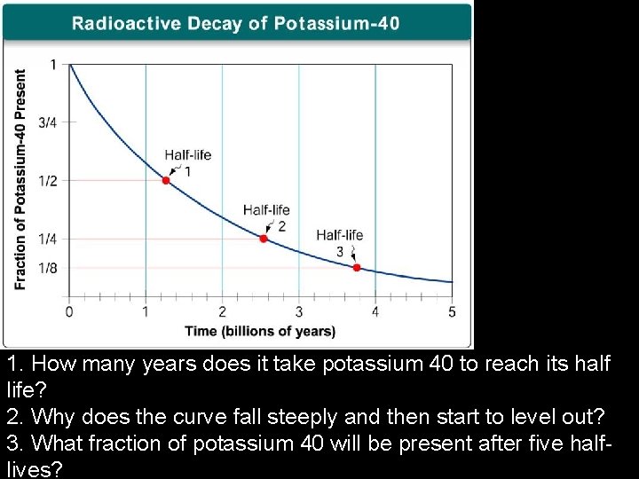 Fossil record 1 Provides evidence about the history