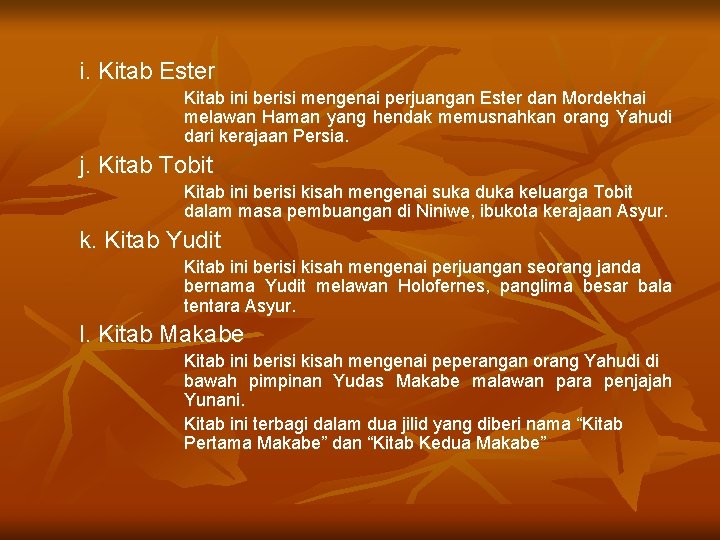 KITAB SUCI KATOLIK 1 KITAB SUCI PERJANJIAN LAMA