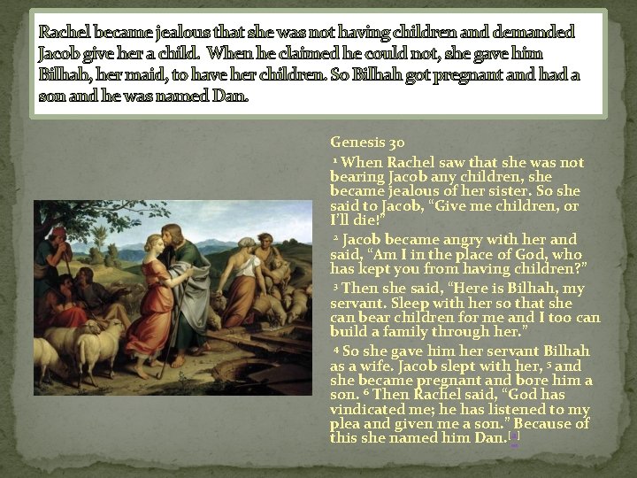 The Story of Jacob and his Wives Leah