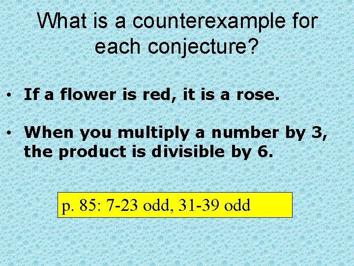 2 1 Patterns and Inductive Reasoning Objective Use