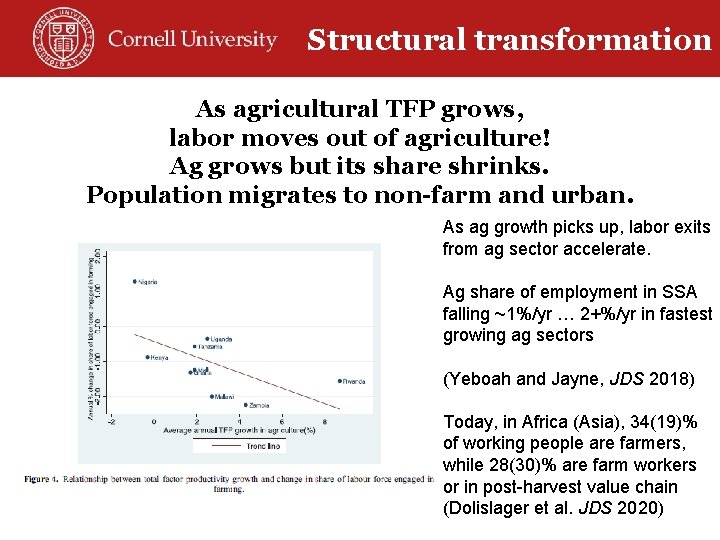 Profitability Livelihoods and Value Chains Structural Transformation in