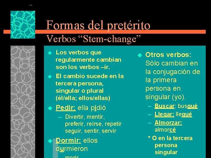 El pretrito Leccin 1 2 Actividades u Barbara