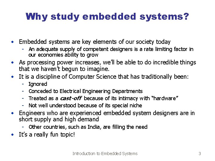 Introduction to Embedded Systems Lee du n o