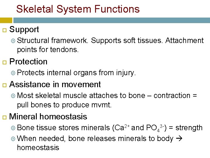 PART 2 BONE TISSUE ZOOL1071 Unit 2 Covering