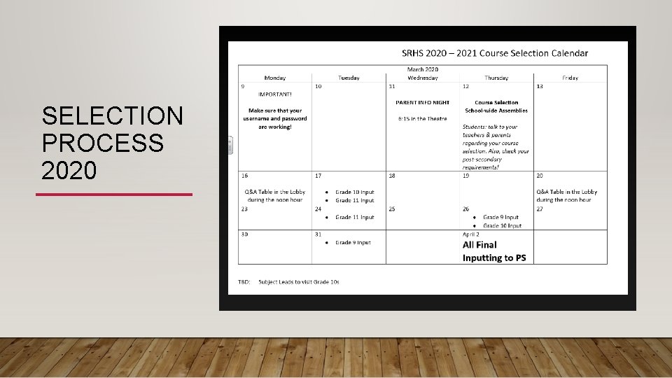 COURSE SELECTION 2020 2021 Fact By 2011 more