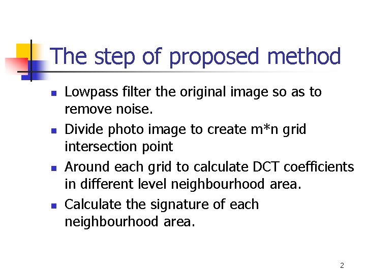 Image based document authentication using DCT Source Pattern