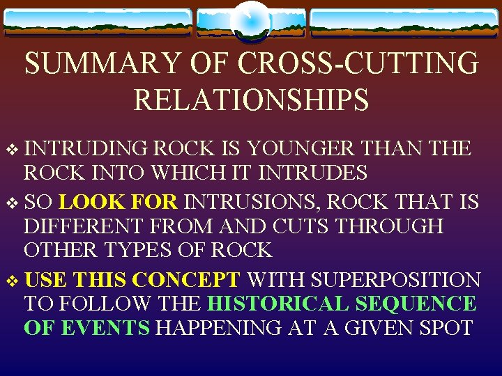 GEOLOGICAL CONCEPTS FIVE STEPS TO BECOMING A GEOLOGICAL