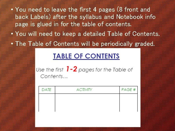 8 th Grade Interactive Notebook Importance of a