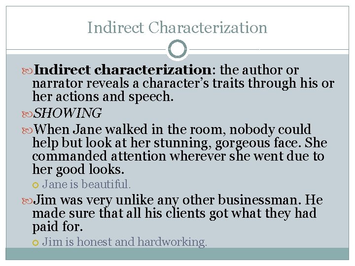 Quickwrite What is the difference between direct and