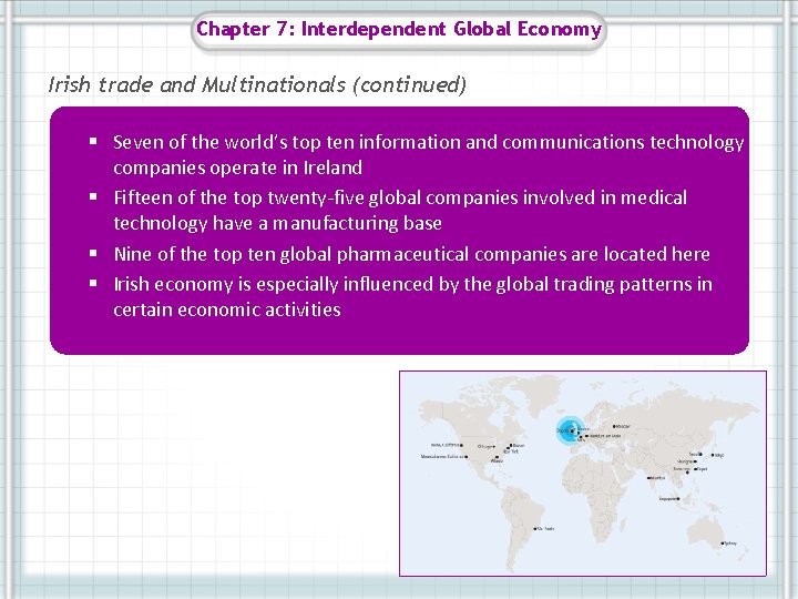 7 Interdependent Global Economy The role multinationals play