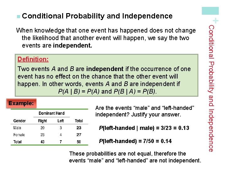 Chapter 5 Probability What are the Chances Section