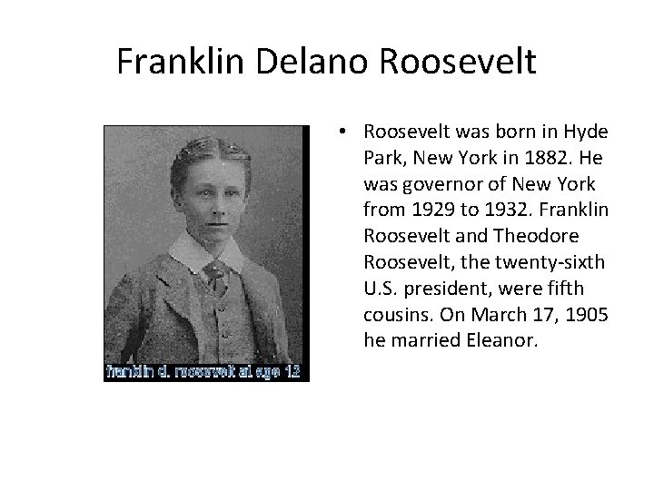 Roosevelt the New deal Objectives Learn how Roosevelt